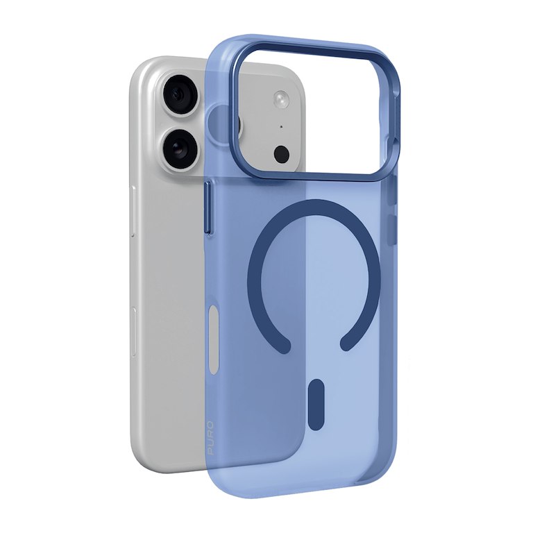 PUIPC18P69HAZEMAZZ LIGHTFEEL Mag futrola za iPhone 18 Pro Max/17 Pro Max Azurno plava