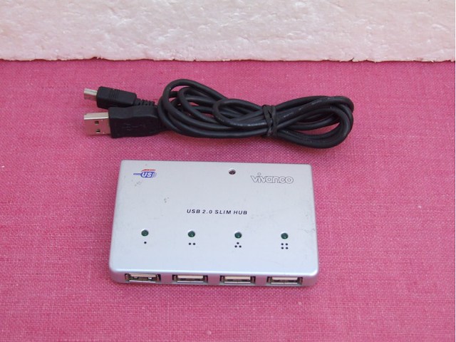 Vivanco USB Hub sa 4 porta + kabl + GARANCIJA!