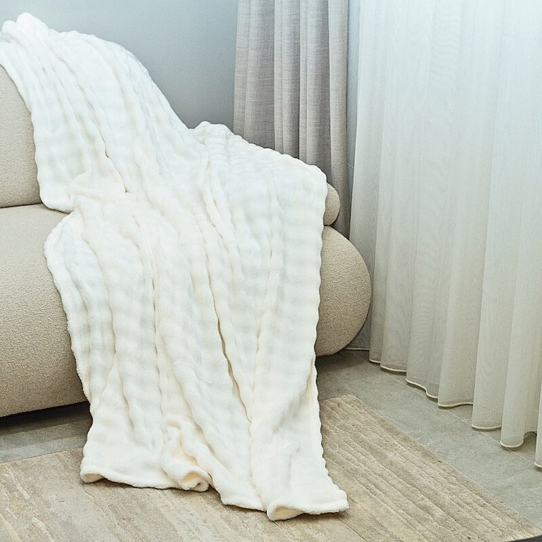 Dekordom Ćebe soft wave 150x200 - ivoryID: EK000751955