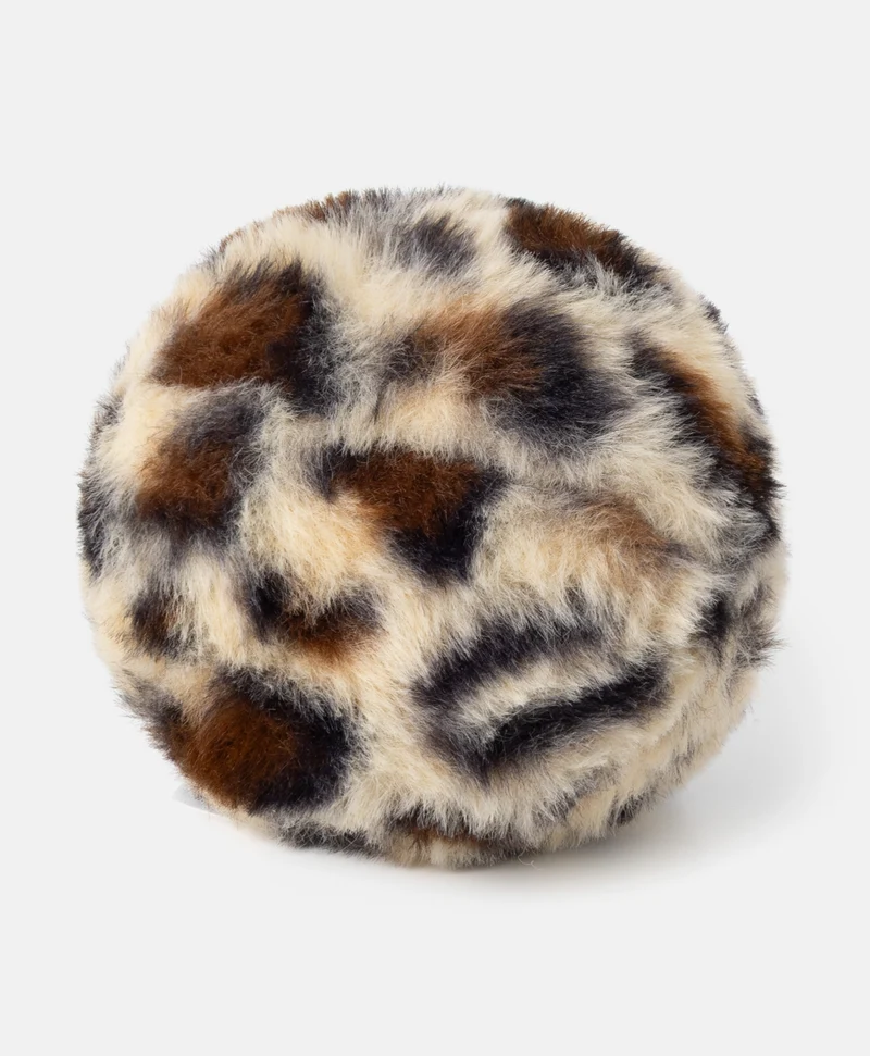 Plišana lopta za ljubimce s leopard dezenom