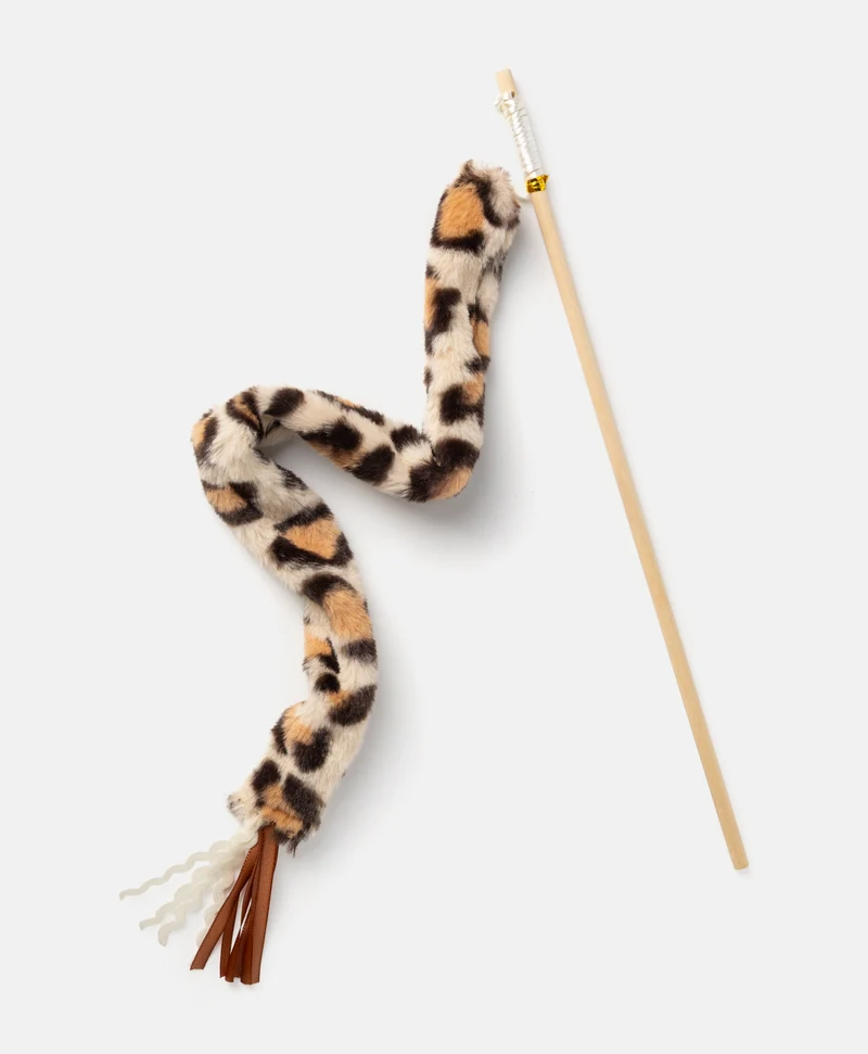Igračka pecaljka za mačku leopard dezena