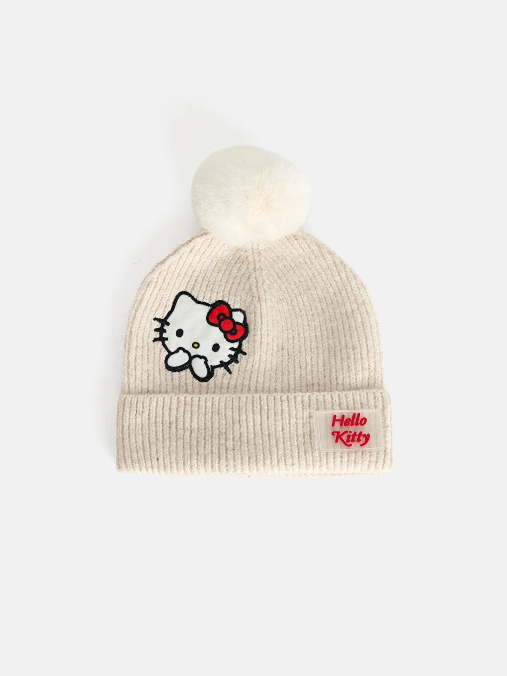 LCW ACCESSORIES Hello Kitty Vezeni Ženski Beanie I Grejač Za Vrat