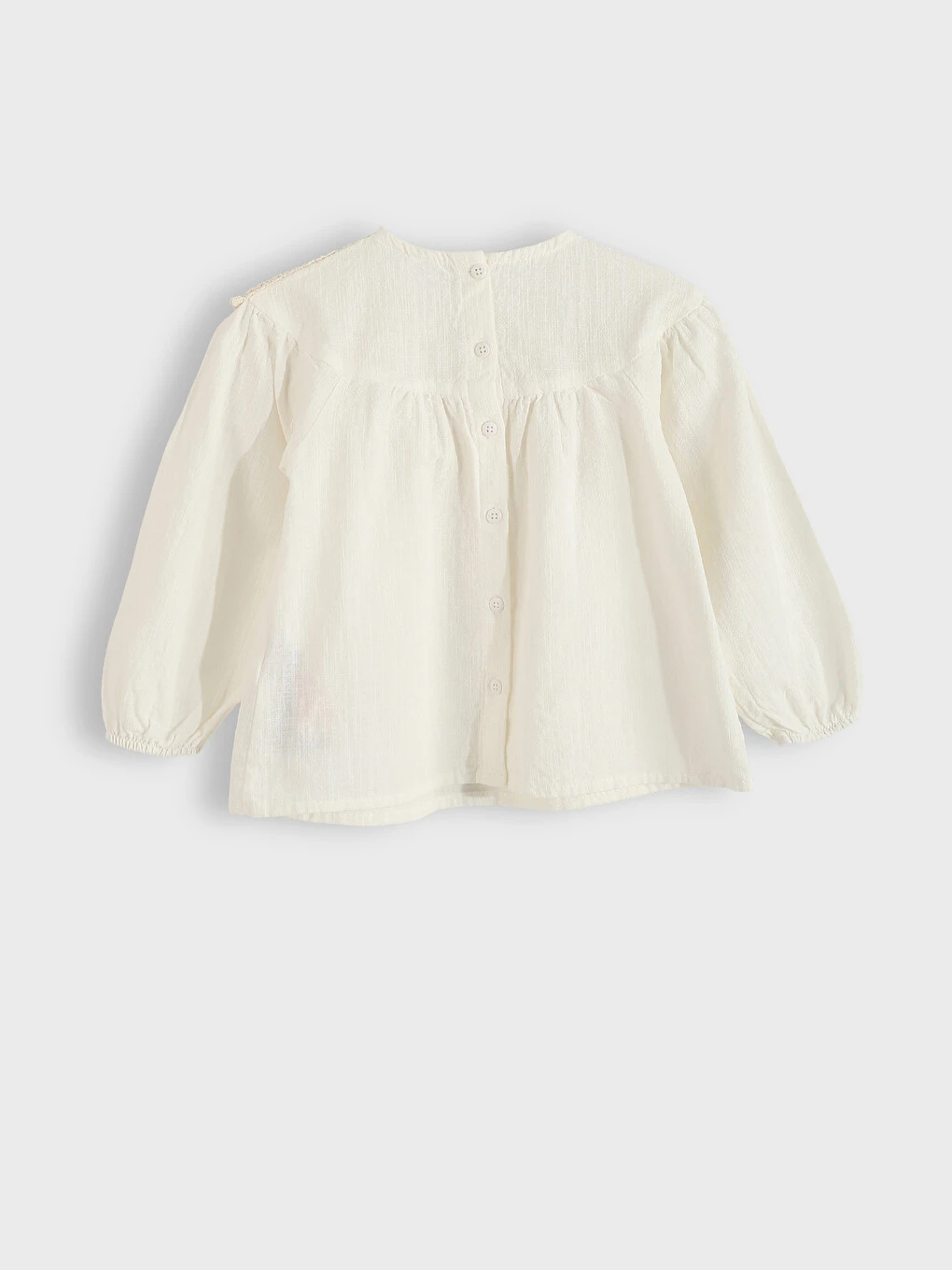 LCW Kids Bluza Sa Okruglim Izrezom, Vezena, Za Bebe Devojčice