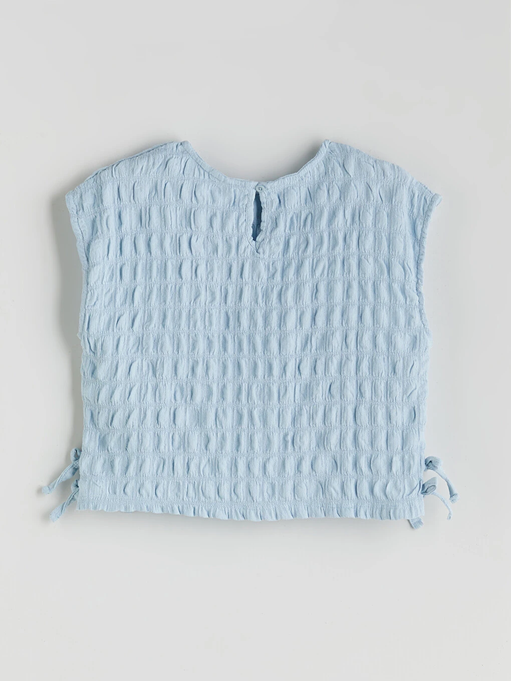 LCW Kids Bluza Za Devojčice Sa Okruglim Izrezom I Detaljem Mašne