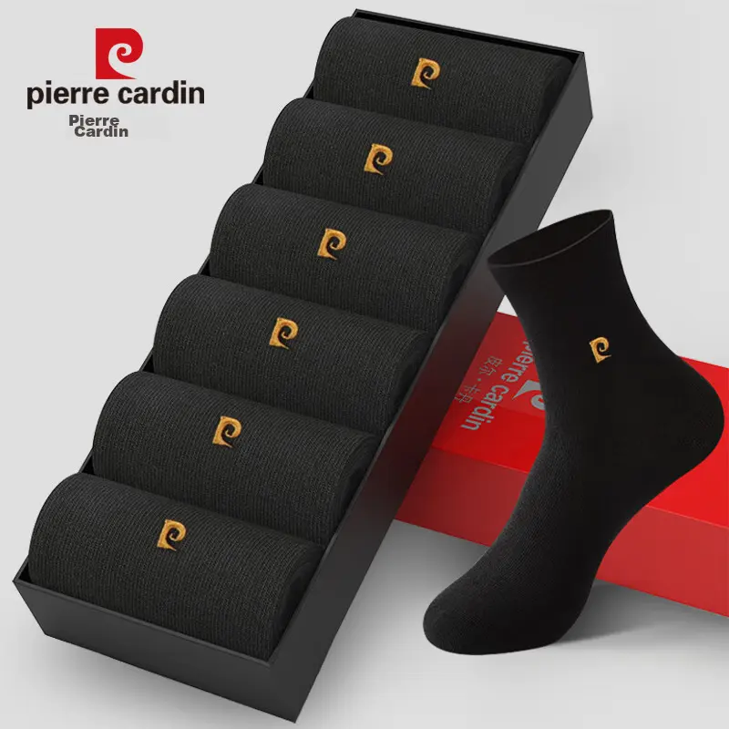 Pierre Cardin Muške čarape, 5 pari, Crne