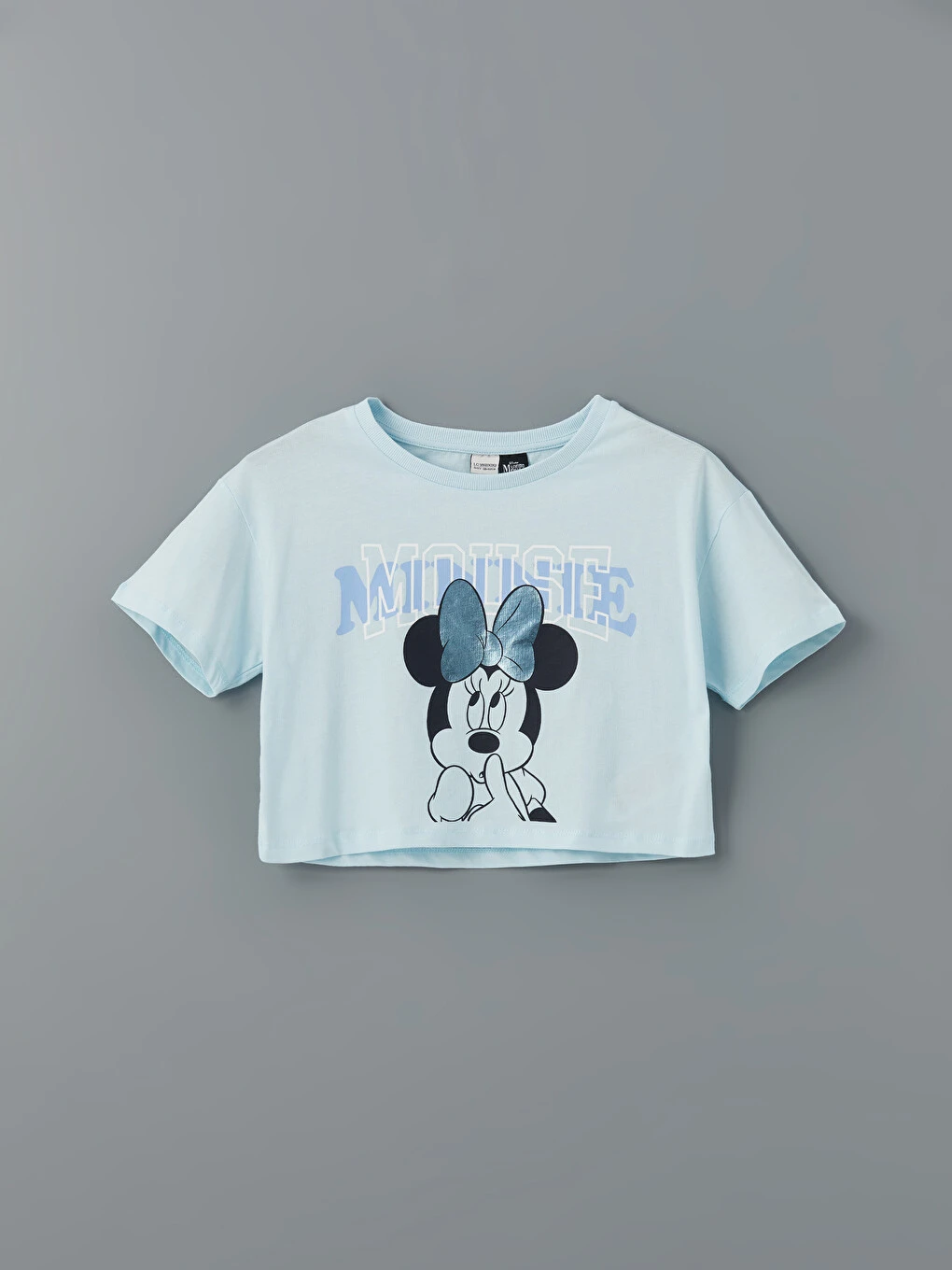 LCW Kids Majica I Potkošulja Za Devojčice Sa Okruglim Izrezom I Otiskom Minnie Mouse