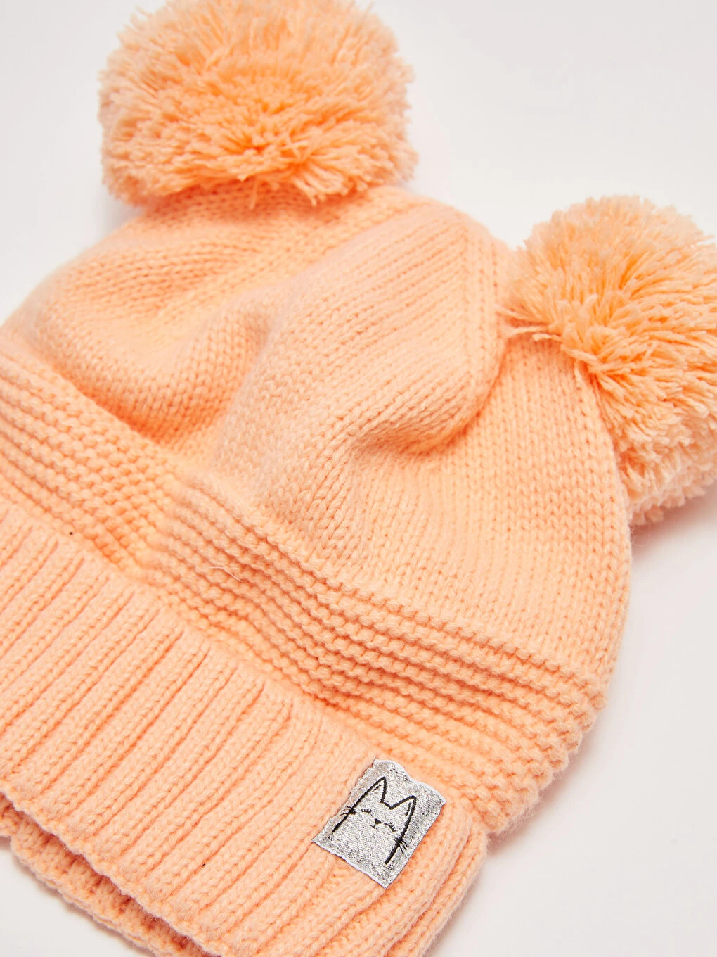 LCW ACCESSORIES Pleteni Komplet Kapa Sa Pomponom I Šal Za Devojčice