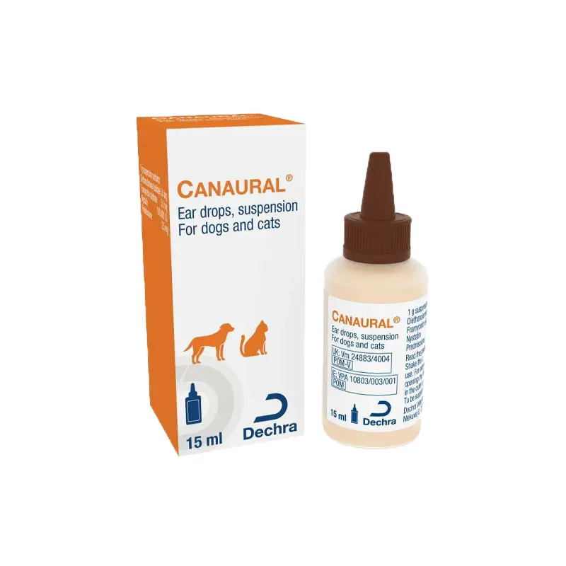 DECHRA Kapi za uši životinja Canaural, 15 ml