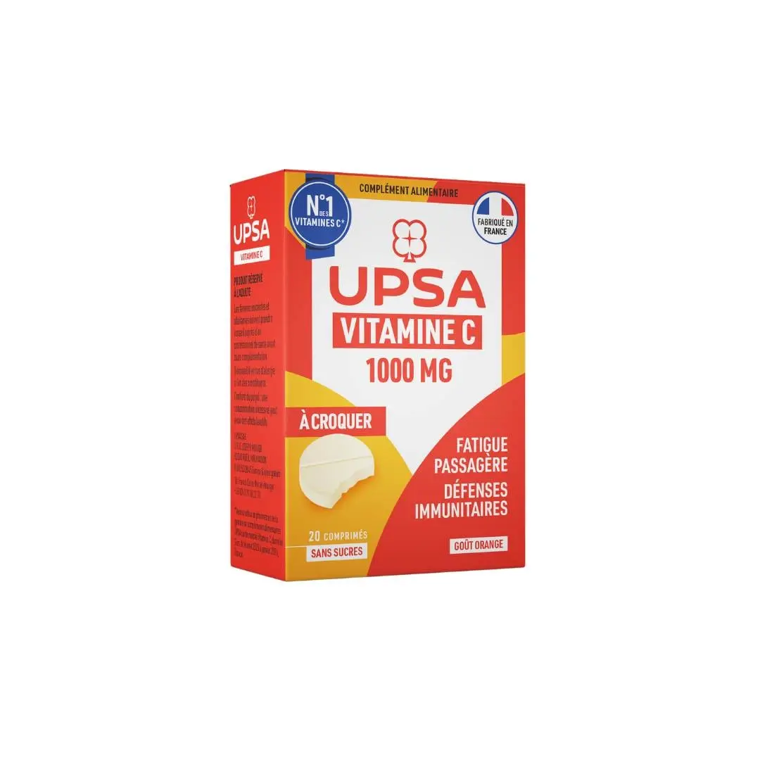 Upsa Tableta za žvakanje Vitamin C, 1000 mg, 20 tableta