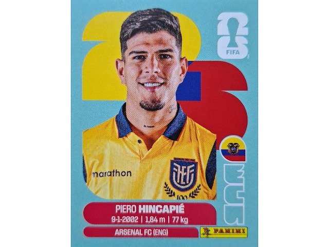 FIFA World Cup 2026 ECU4 Piero Hincapié