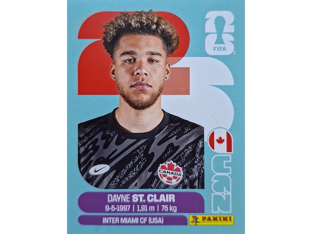 FIFA World Cup 2026 CAN2 Dayne St.Clair