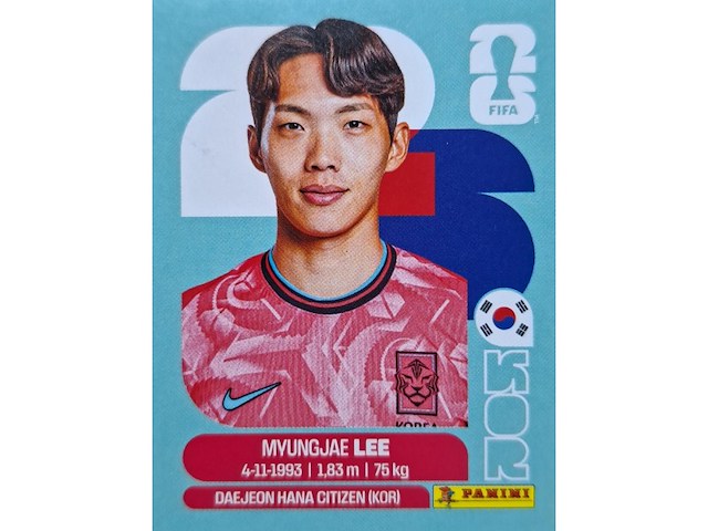 FIFA World Cup 2026 KOR9 Myung-jae Lee