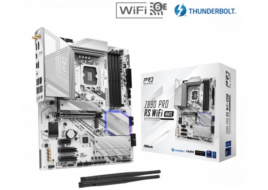 MB s1851 AsRock Z890 PRO RS WIFI WHITE