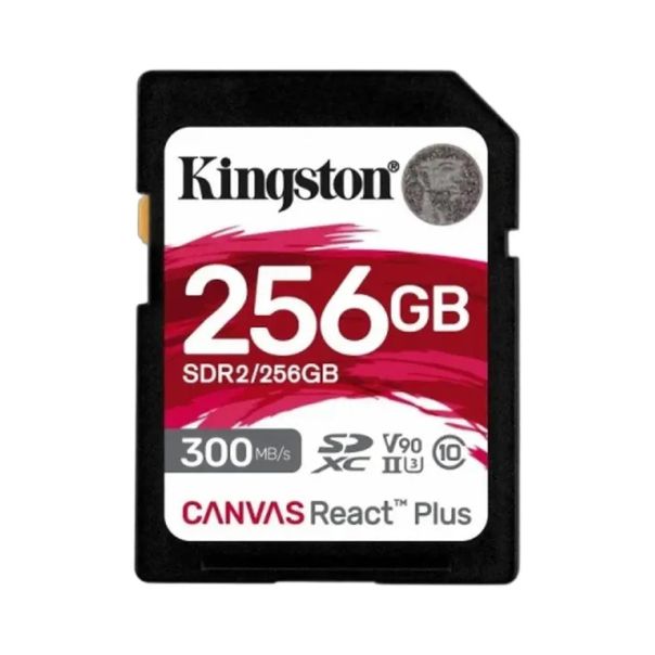 SD Card 256GB Kingston Canvas React Plus SDR2/256GB