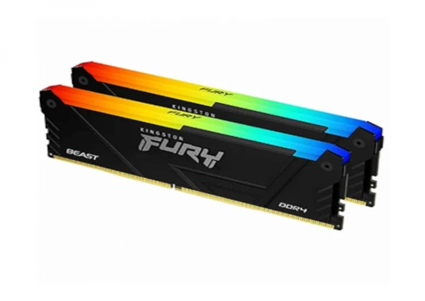 Memorija KINGSTON 64GB(2x32GB)/DIMM/DDR4/3200MHz/CL16/FURY Beast RGB