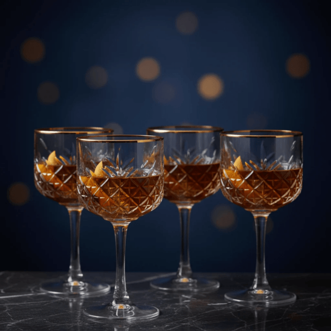 Pasabahce Timeless Gin & Tonic- set od četiri čaše – Gold