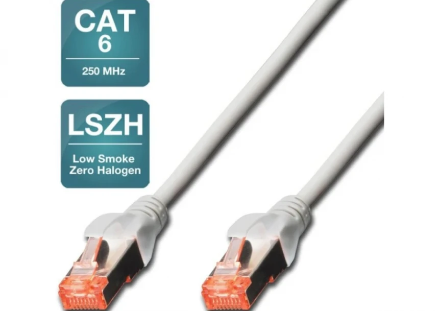 SSTP cable CAT 6 sa metalnim konektorima 1m Digitus DK1641A010W