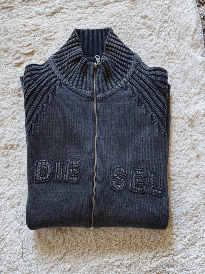 Diesel Y2K Washed Full Zip džemper