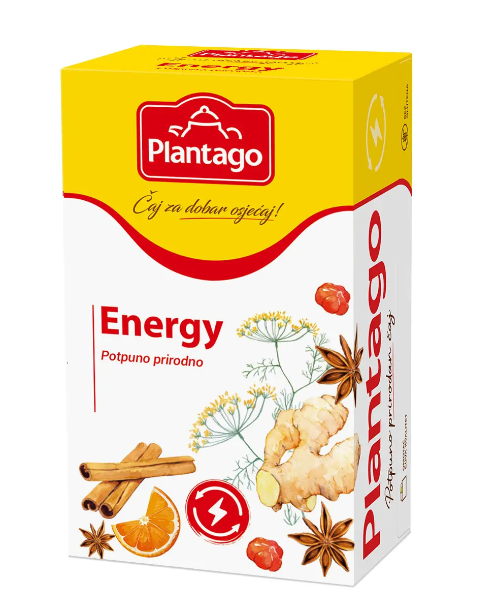 Plantago Čaj Energy, 36g
