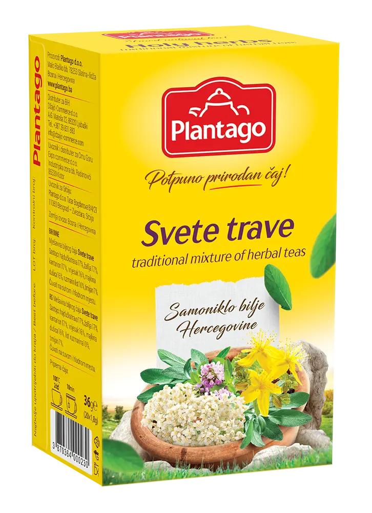 Plantago Čaj Sveta Trava, 36g