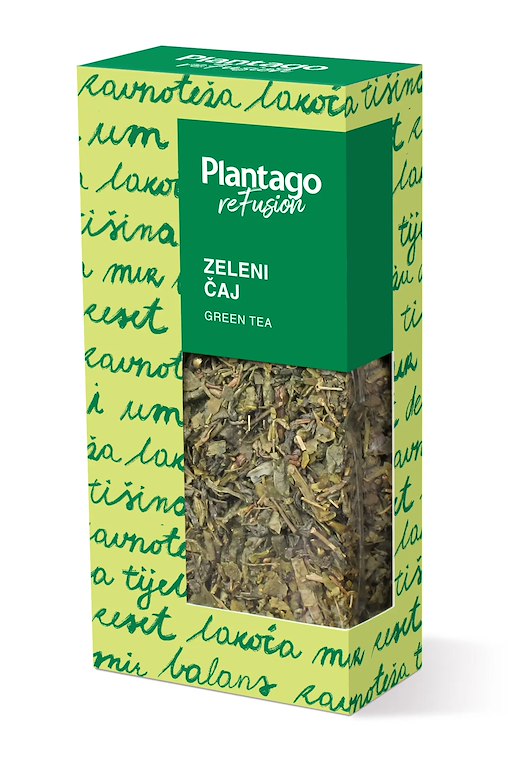 Plantago Čaj Zeleni čaj ReFusion, 60 g