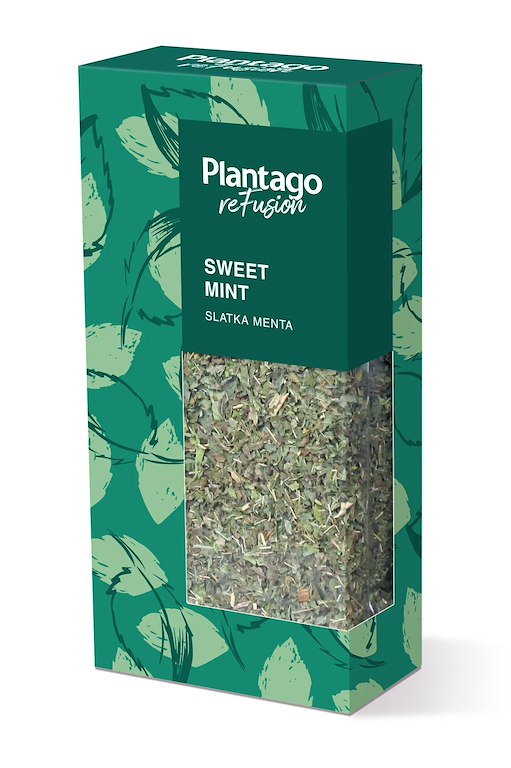 Plantago Čaj Sweet Mint, ReFusion, 50g