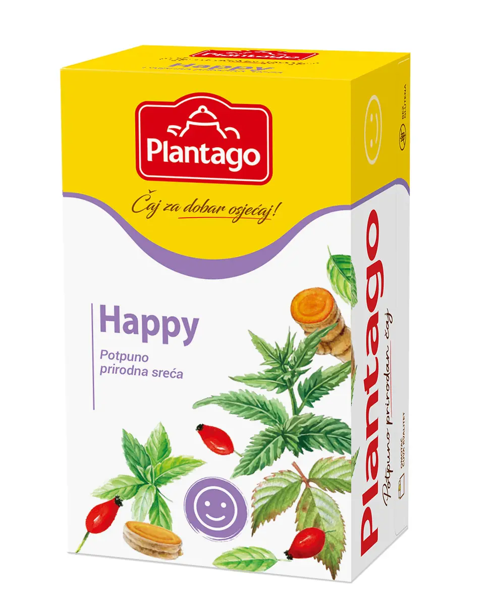 Plantago Čaj Happy, 36g