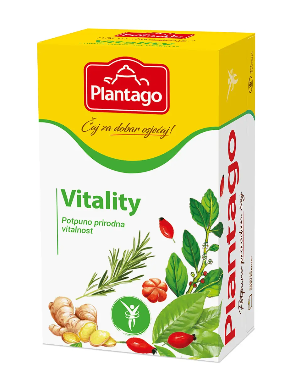 Plantago Čaj Vitality, 36g