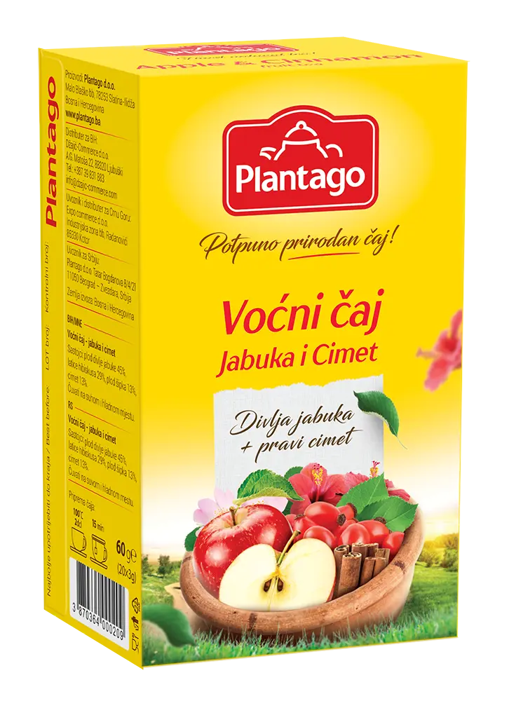 Plantago Voćni čaj sa cimetom 60g