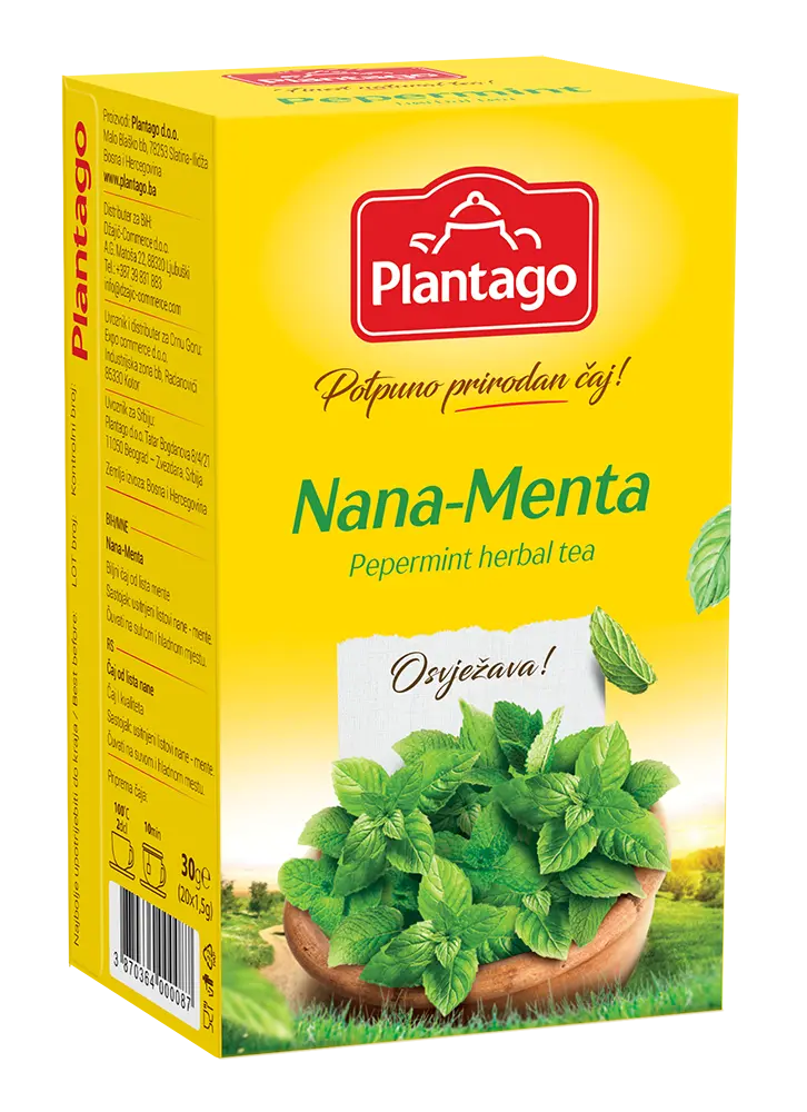 Plantago Čaj Menta (Nana), 30g