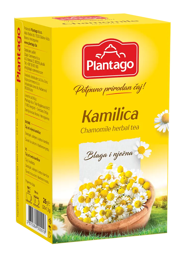 Plantago Čaj Kamilica, 26g