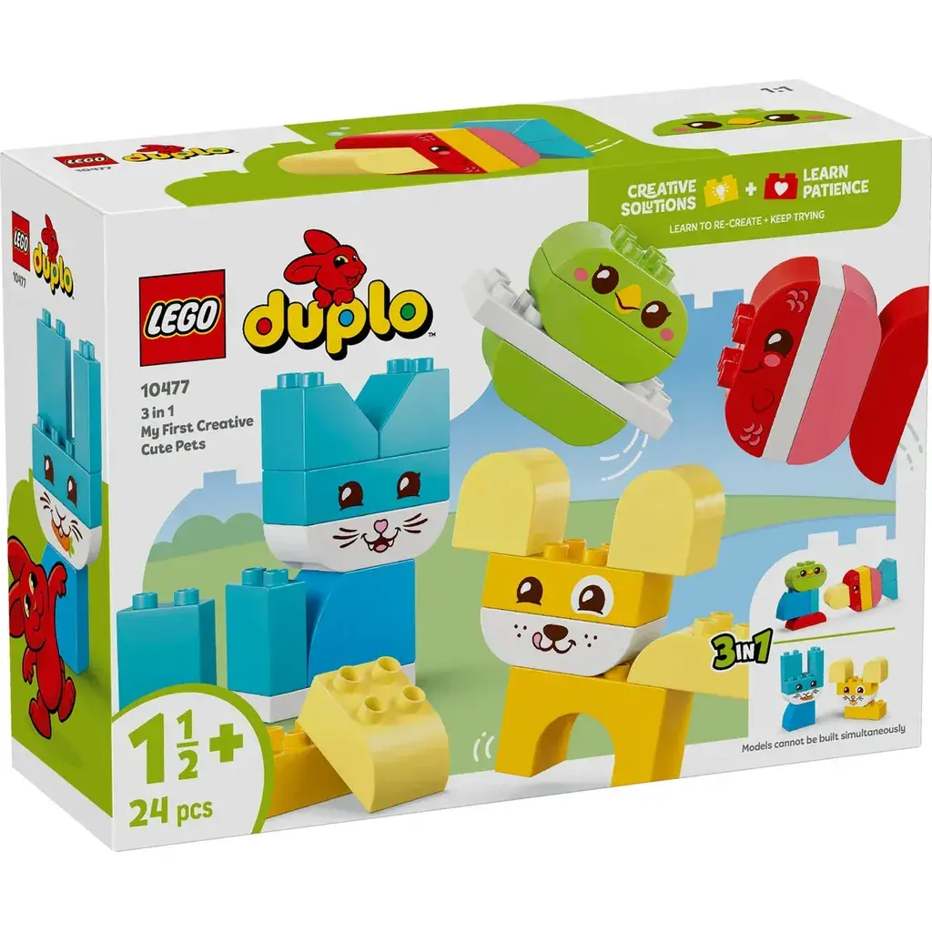 LEGO Duplo 3 u 1 kreativni slatki ljubimci 10477, Uzrast 1.5+