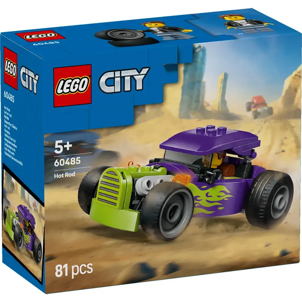 LEGO City Hot Rod automobil 60485, Uzrast 5+