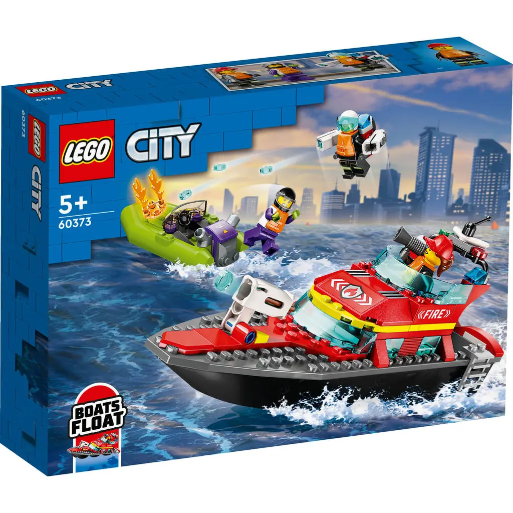 LEGO City Vatrogasni čamac za spasavanje 60373, Uzrast 5+