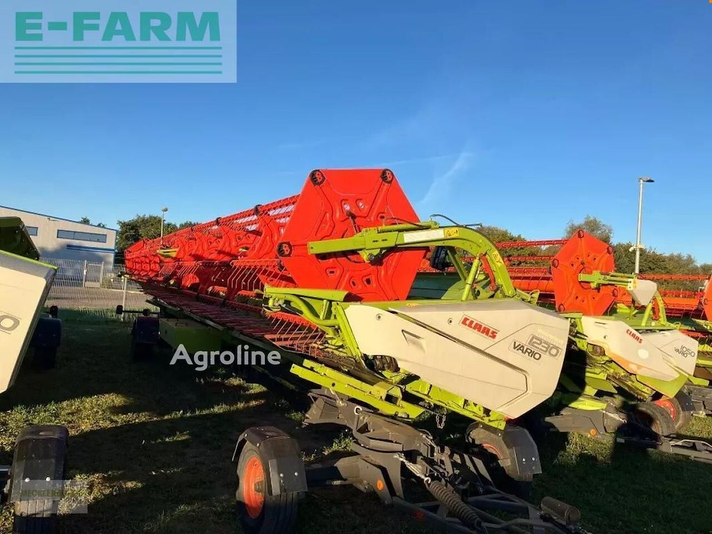 Claas vario 1230 mit laser links/ wagen adapter za žito