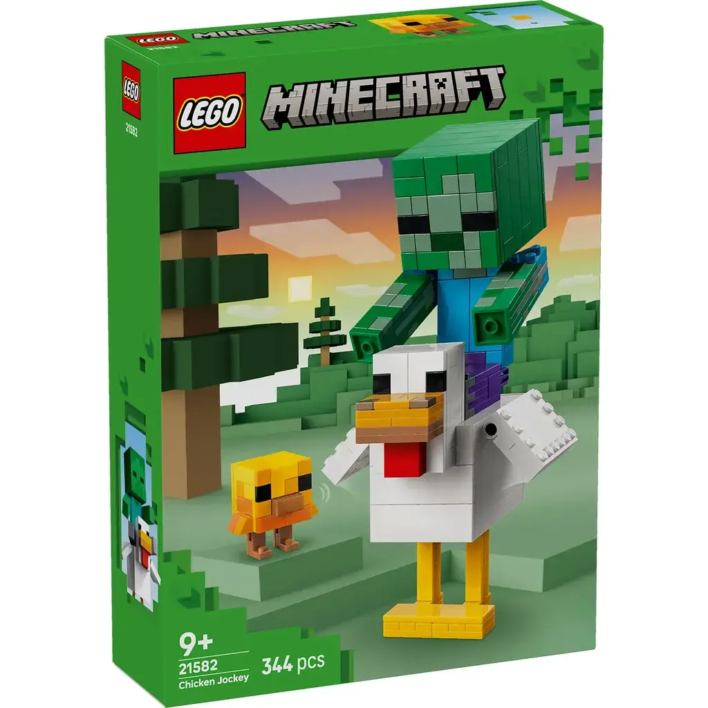 LEGO Minecraft Jahač pilića 21582, Uzrast 9+