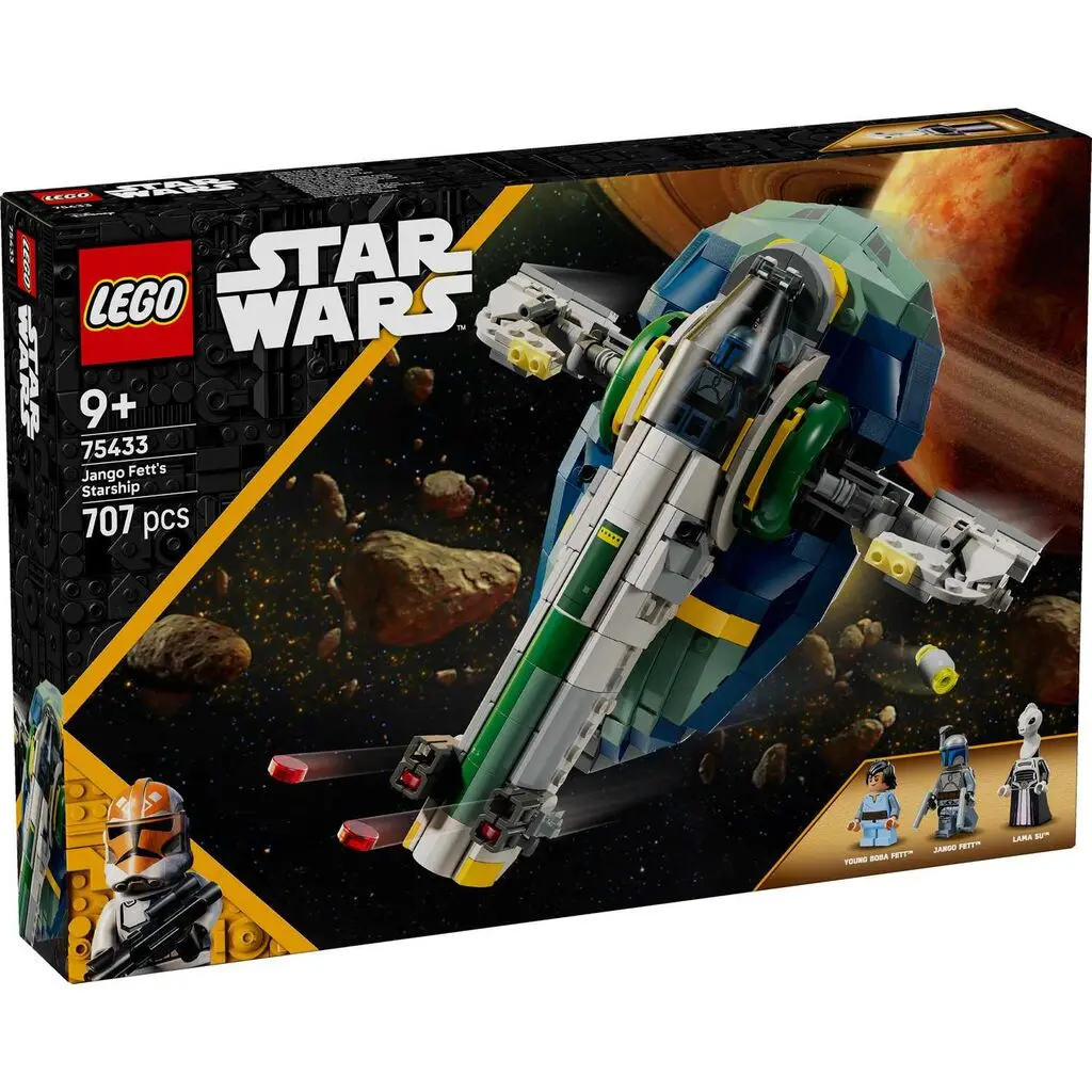 LEGO Star Wars Svemirski brod Džanga Feta 75433, Uzrast 9+