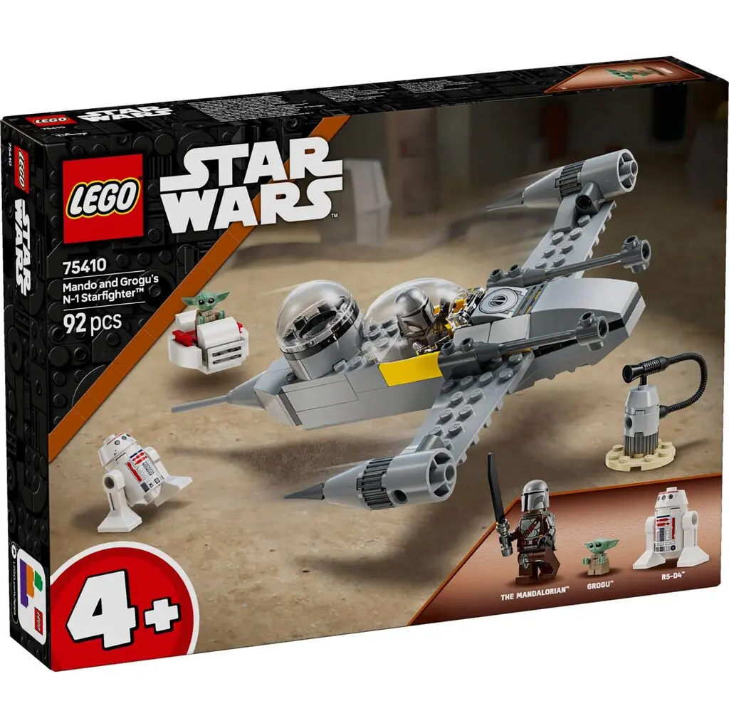 LEGO Star Wars Mandov i Groguov N-1 Zvezdani borac 75410, Uzrast 4+