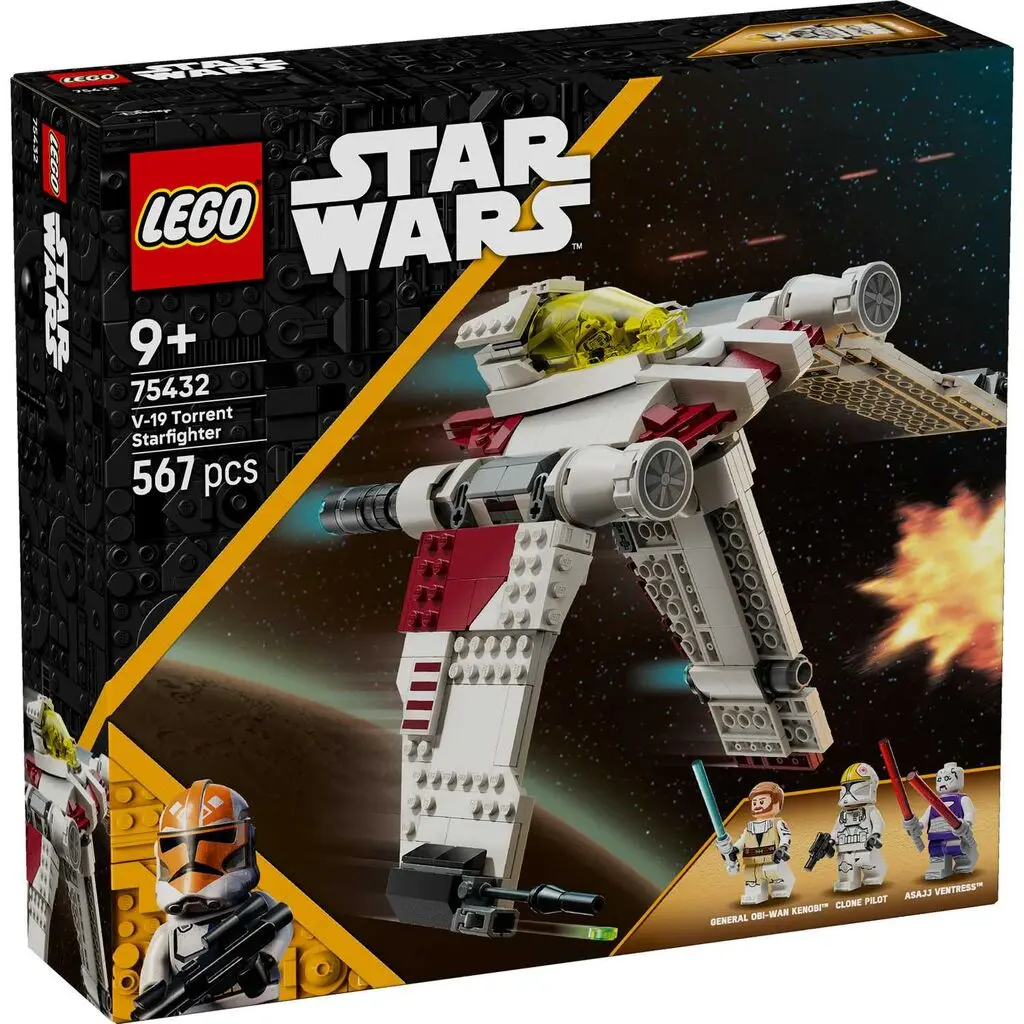 LEGO Star Wars Zvezdani lovac V-19 Torrent 75432, Uzrast 9+