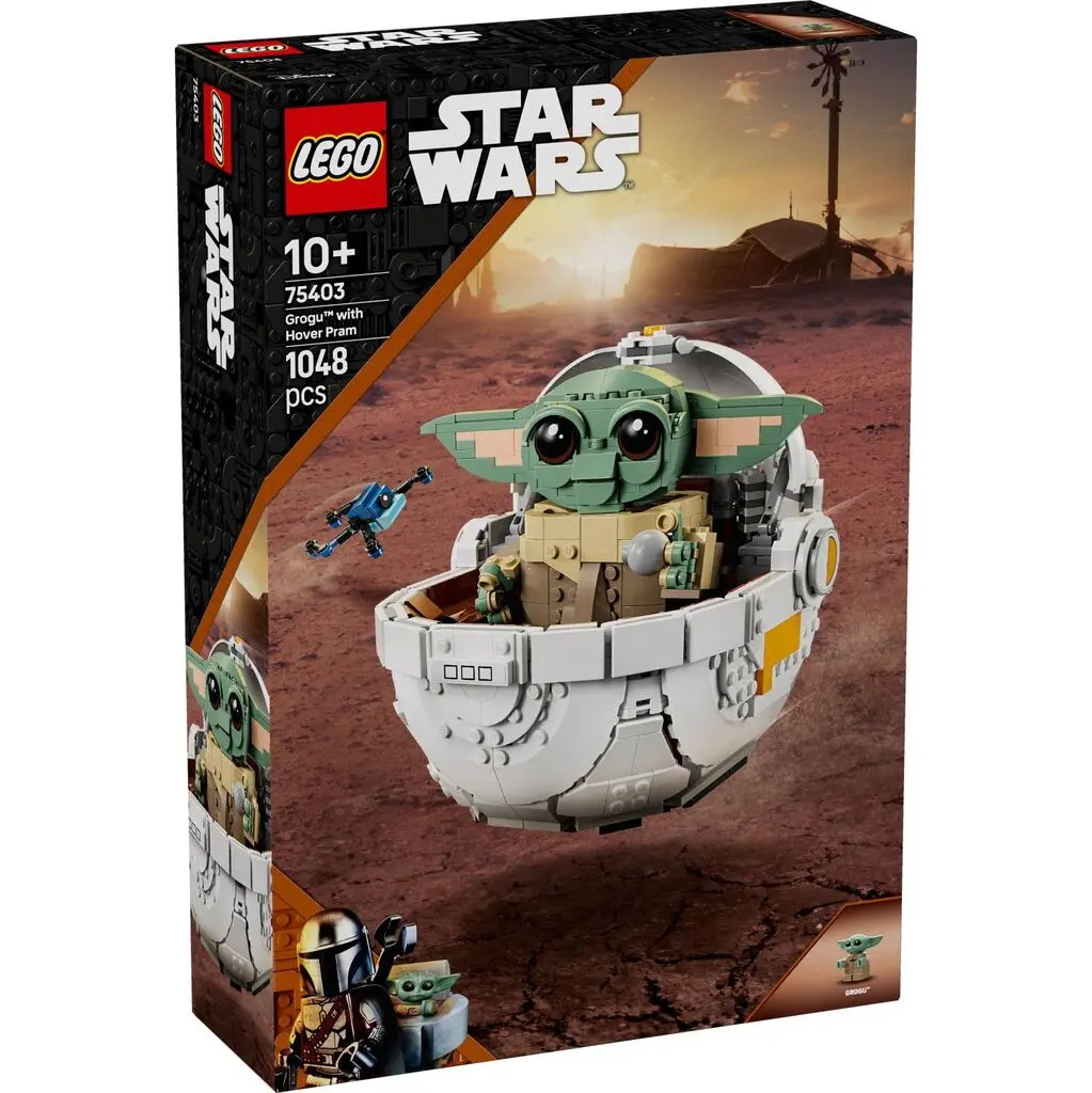 LEGO Star Wars Grogu sa lebdećim kolicima 75403, Uzrast 10+