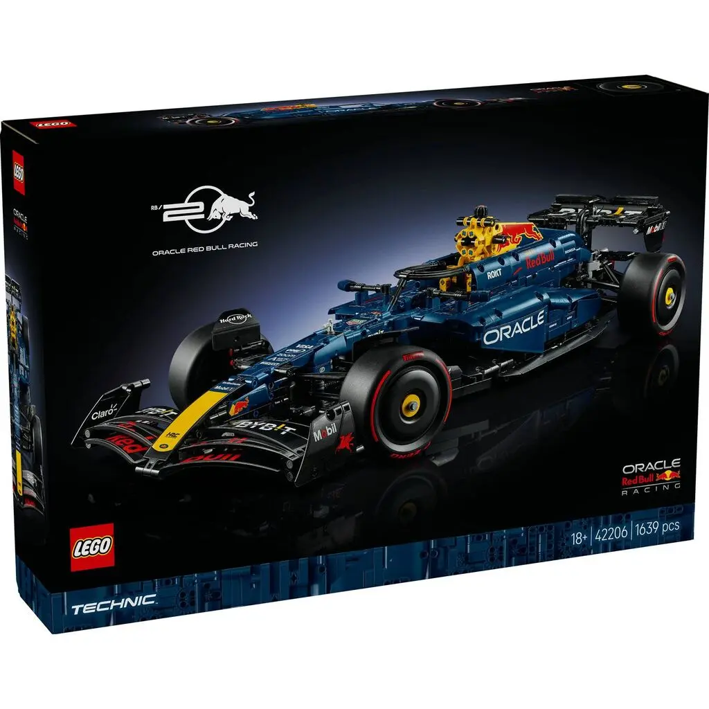 LEGO Technic Oracle Red Bull Racing RB20 F1® trkački automobil 42206, Uzrast 18+