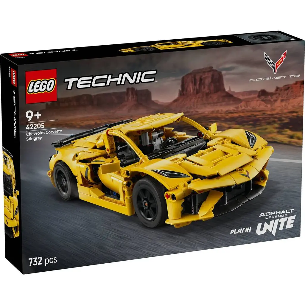 LEGO Technic Chevrolet Corvette Stingray 42205, Uzrast 9+