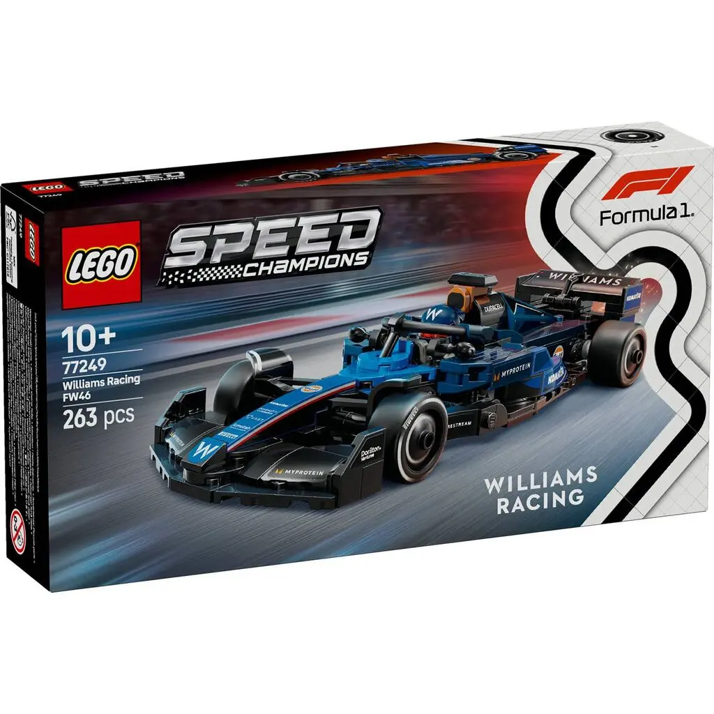 LEGO Speed Champions Williams racing FW46 F1 formula 77249, Uzrast 10+
