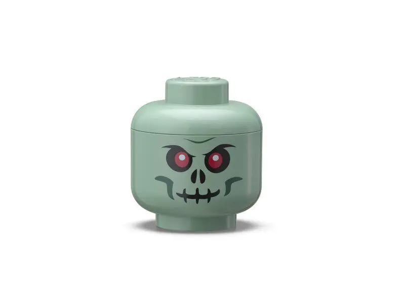 LEGO Glava za odlaganje, Mini, Zeleni kosturko, Uzrast 3+