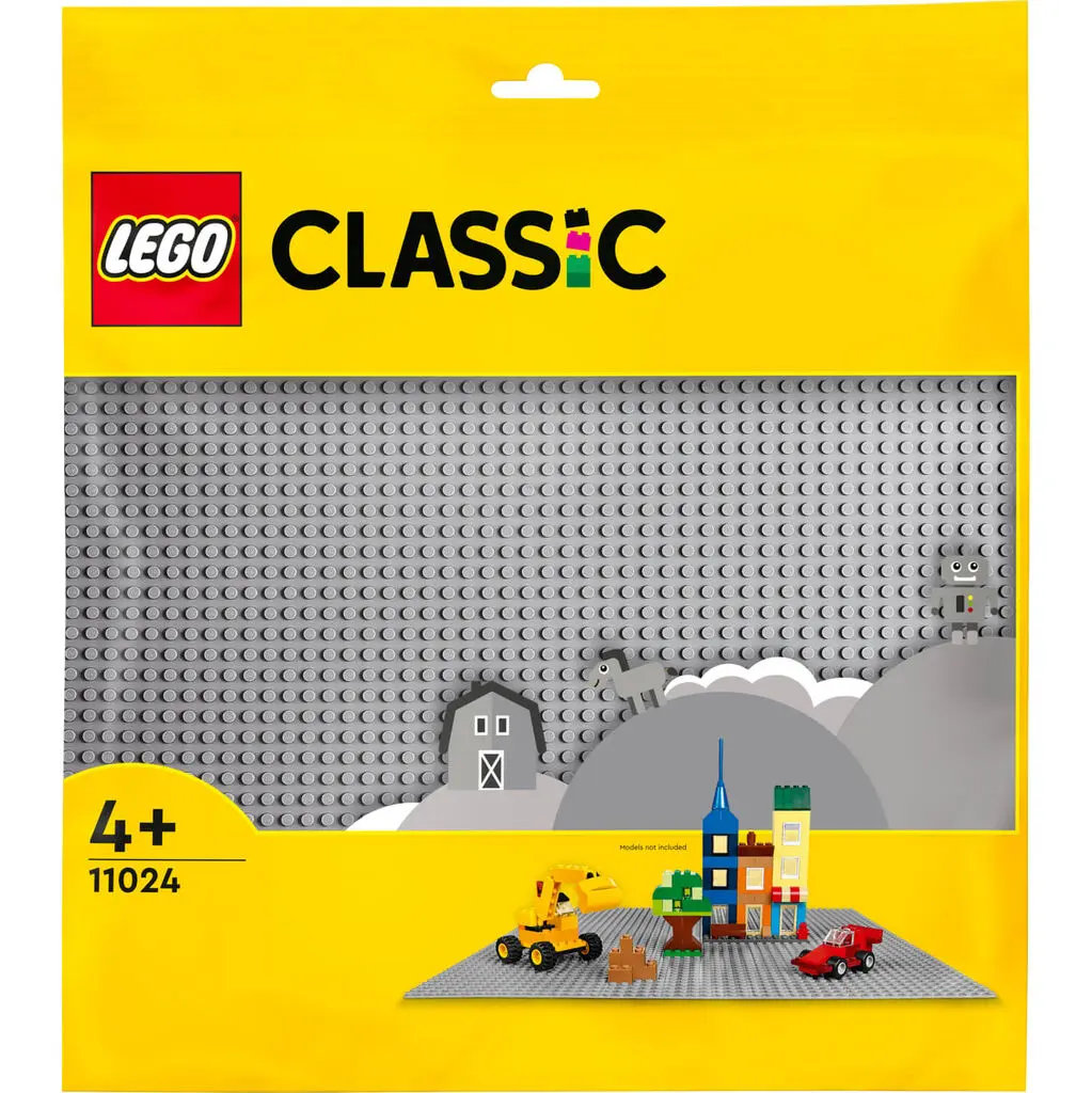 LEGO Classic Siva podloga za gradnju 11024, Uzrast 4+