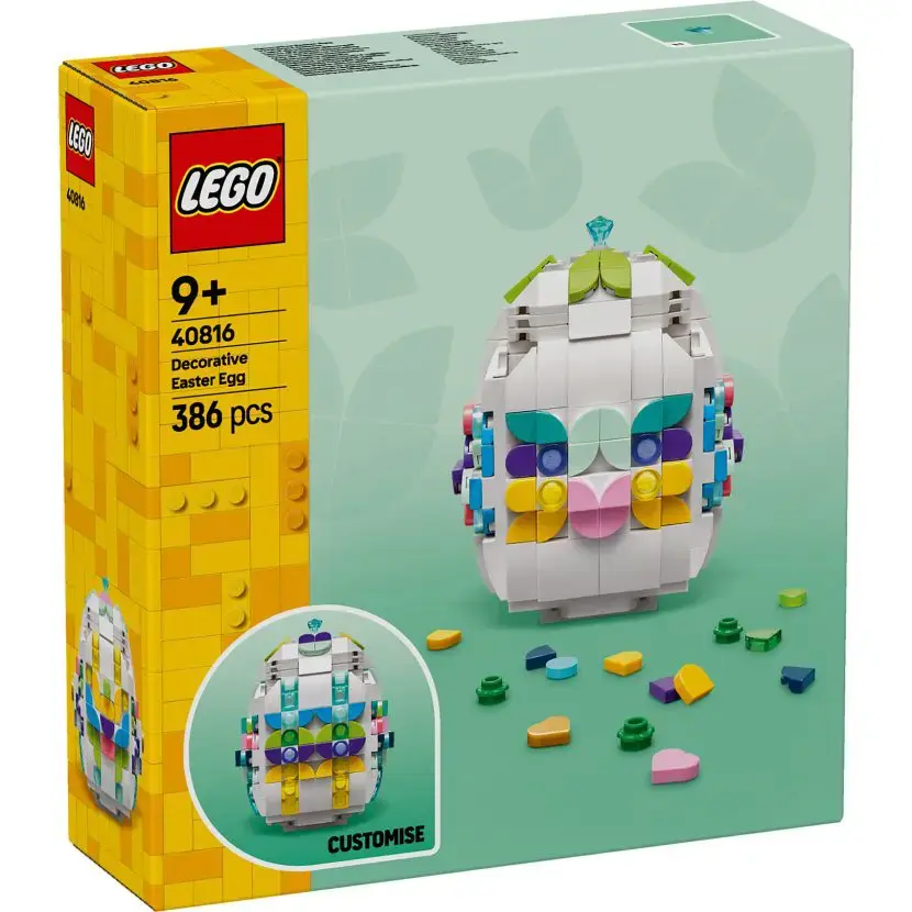 LEGO Ukrasno Uskršnje jaje 40816, Uzrast 9+