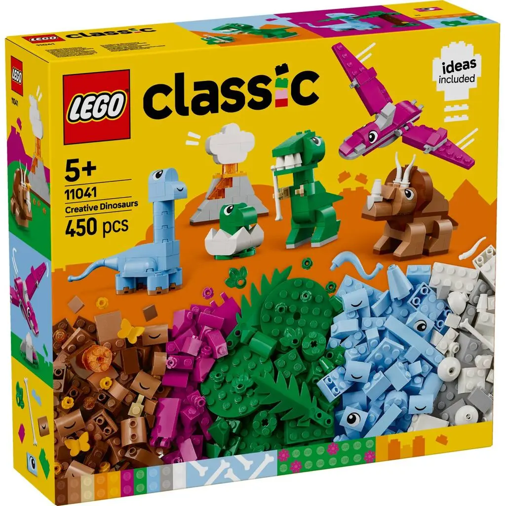 LEGO Classic Kreativni dinosaurusi 11041, Uzrast 5+