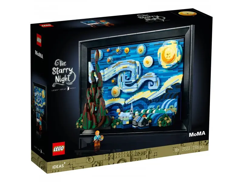 LEGO Ideas Vinsent van Gog zvezdana noć 21333, Uzrast 18+