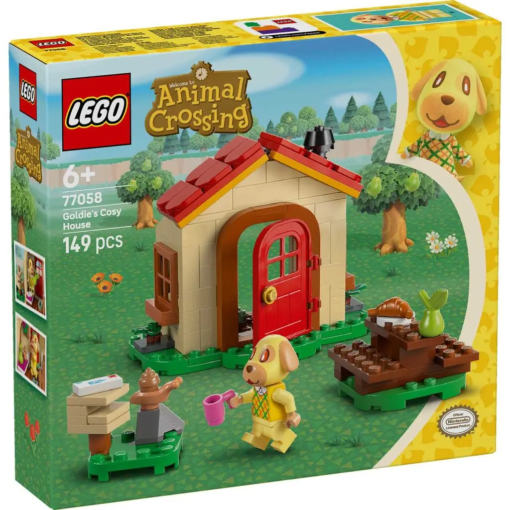 LEGO Animal Crossing Goldie - udobna kuća 77058, Uzrast 6+