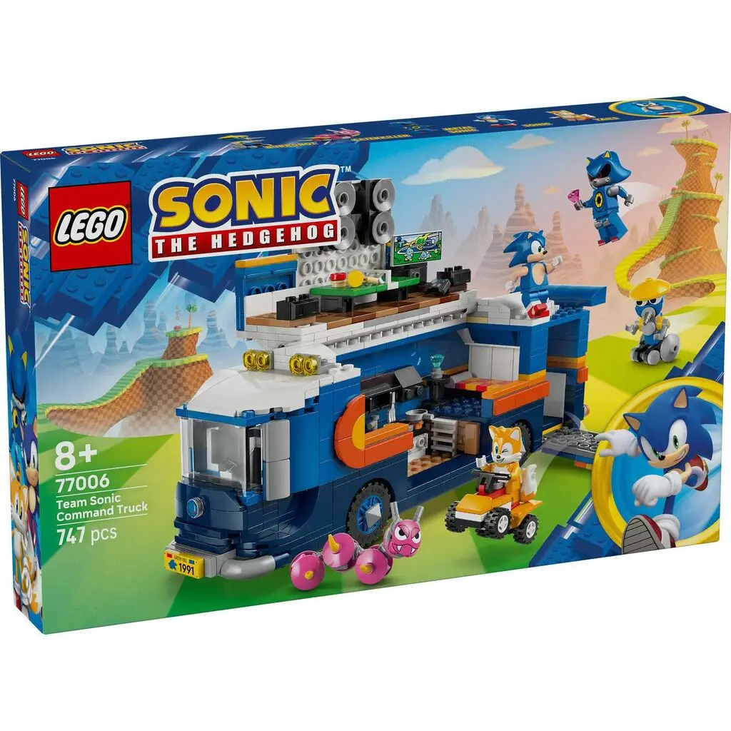 LEGO Sonic Komandni kamion Sonic tima 77006, Uzrast 8+